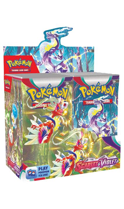 Scarlet And Violet Base Set 36 Packs Trade Collectable