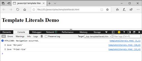 javascript template literals in hindi js template strings
