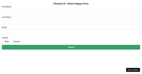 Chakra Ui Forked Codesandbox
