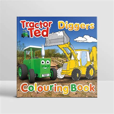 Tractor Ted Diggers Colouring Book Clapham Agricultural Engineering