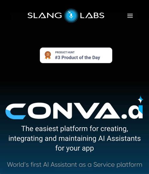 Slang Labs On Linkedin Convaai Producthunt Thankyou Startupjourney