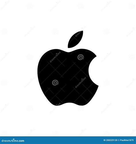 Apple Logo Editorial Illustrative On White Background Editorial Image Illustration Of Store