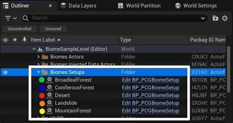 Procedural Content Generation Pcg Biome Core And Sample Plugins