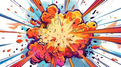 28000 Comic Explosion Art Pictures