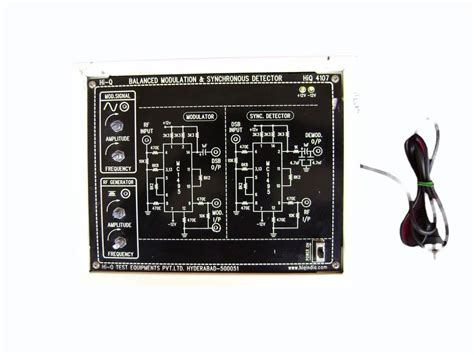 analog usb balanced modulation and synchronous detector hiq 4107 for
