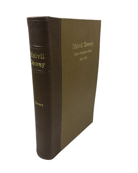 Melvil Dewey And His System Mark Funke Bookseller