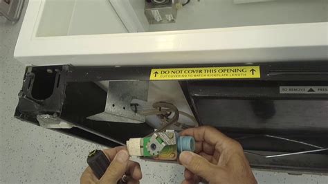 Sub Zero Model 511 Water Valve Replacement Youtube