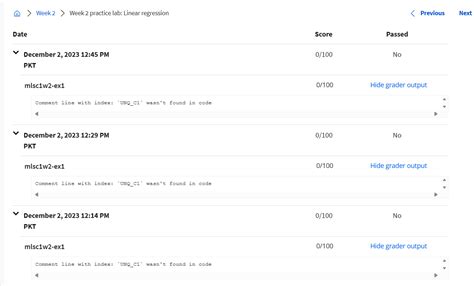 ML With Andrew Ng Course Week Practice Lab Assignment MLS Resources DeepLearning AI