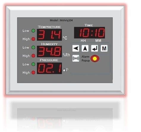 Clean Room Flush Mounted Temp Rh Pressure Time Inbuilt Sensor Cum Indicator At Best Price In