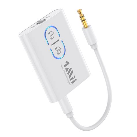 1mii Bluetooth Transmitter Receiver For Tv Airplane To Headphones Bluetooth 5 3 Aux Rca Audio