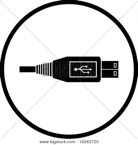 Usb Cable Symbol Vector Photo Bigstock