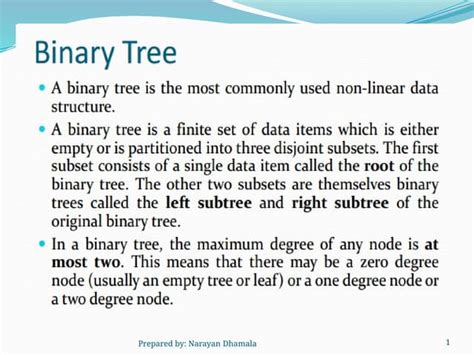 Unit 7 Tree1 Complete Binary Tree And Types Ppt
