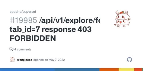 api v1 explore form datatab id 7 response 403 forbidden · issue