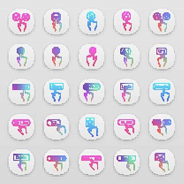 Click App Icons Set Up Digital Sign Vector Up Digital Sign PNG And