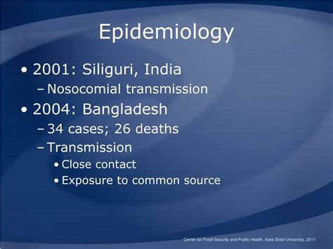PPT Nipah Virus PowerPoint Presentation Free Download ID 148825