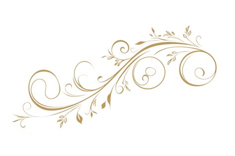 Gold Flourish Pngs For Free Download