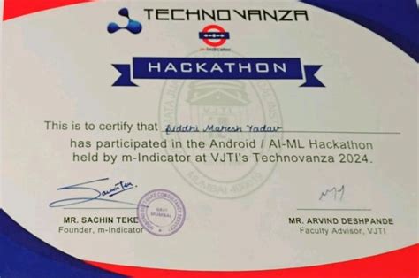 siddhi yadav on linkedin latepost ai ml hackathon transportation