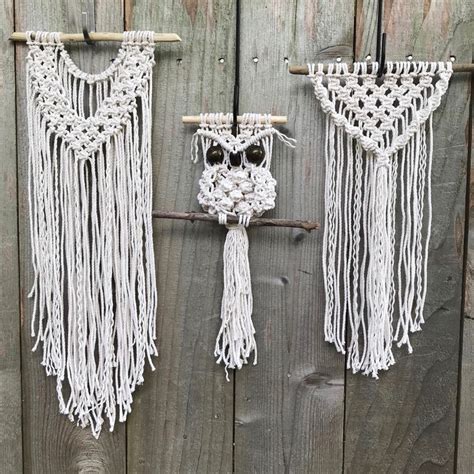 Macrame Owl Tutorial Learn To Macrame Adorable Owl Pattern Etsy