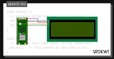 Raspberry Pico W I2c Wokwi Esp32 Stm32 Arduino Simulator