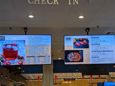 Menu At Harvest Buffet Restaurant Tacoma