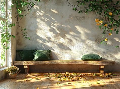 Minimalist Outdoor Terrace 3d Render Showcasing Wooden Floors Plain