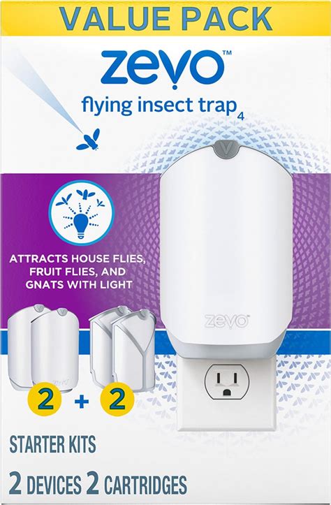 Zevo Flying Insect Trap Fly Trap Captures Houseflies