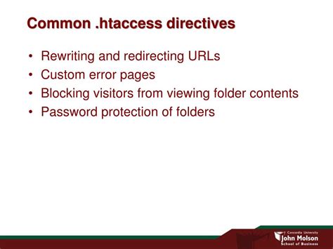ppt htaccess apache server directives powerpoint presentation free