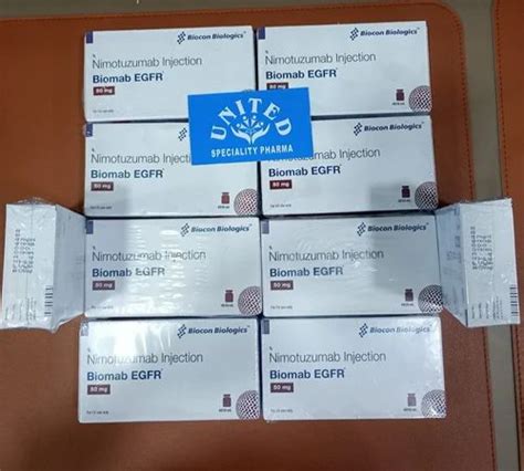 Nimotuzumab Biomab Injection For Head And Neck Cancer Packaging Type Box At ₹ 32500 Box In Mumbai