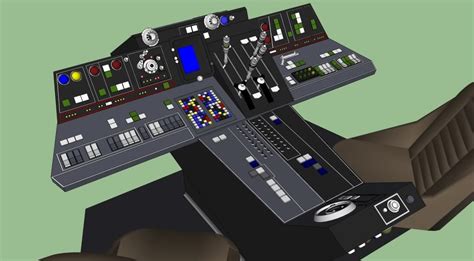Millennium Falcon Cockpit 3d Model