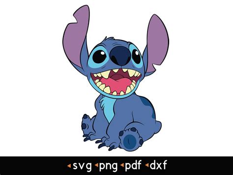 Stitch Svg Png Pdf Dxf Etsy