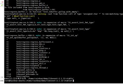 linux中使用libevent服务端和客户端的通信 安装libevent过程，并解决编译后找不到libvent的so的问题，详细截图