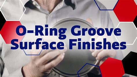 O Ring Groove Surface Finishes Youtube