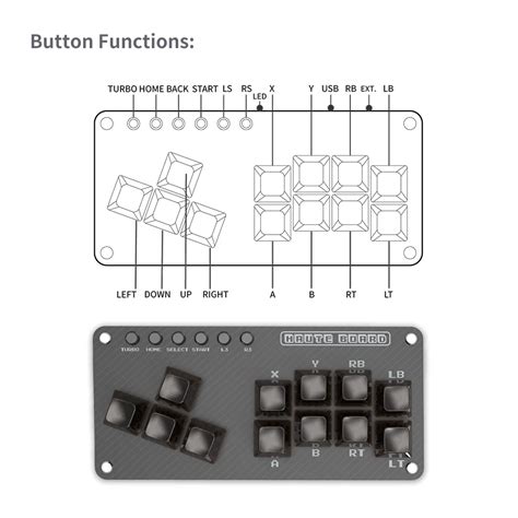⭐⭐⭐haute42 Fightstick Hitbox Leverless Controller Mini Stickless Arcade Stick For Pc Ps3 Ps4