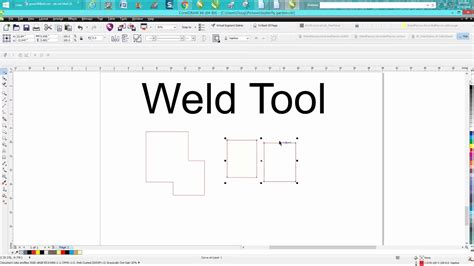 Corel Draw Tips Tricks Weld Tool YouTube