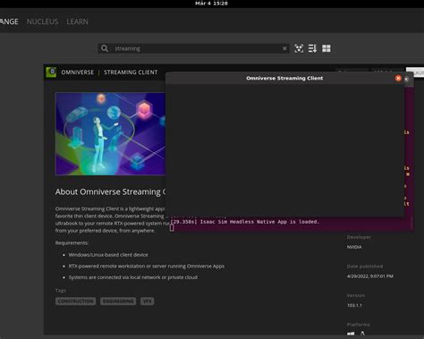 Isaac Sim Via Ssh And Remote Desktop Connection Windows And Linuxhost Isaac Sim Nvidia