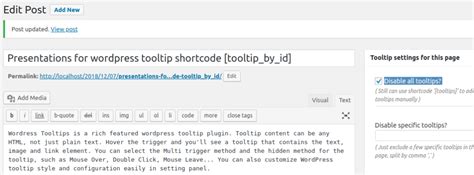 How To Diable The Other Tooltip And Only Display Your Specially Designated Tooltip In A Certain