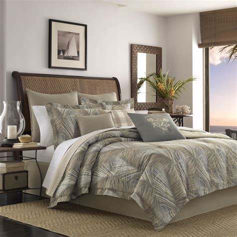 Tommy Bahama King Comforter Set Cotton Bedding With