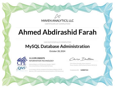 Ahmed Abdirashid On Linkedin Mysql Databaseadministration