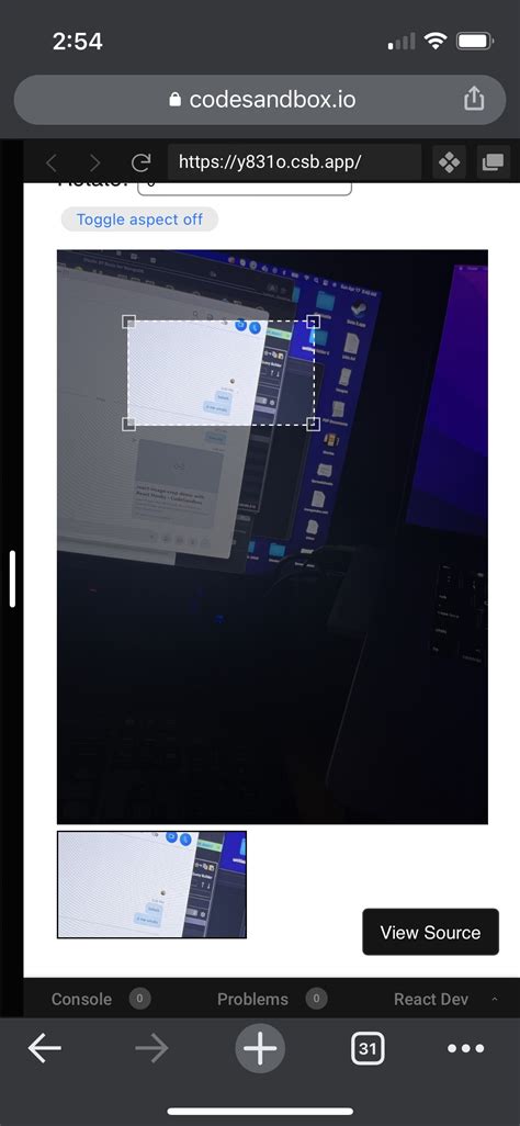 IOS Chrome Crop Big Size Issue Sekoyo React Image Crop GitHub