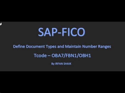 How To Create Document Type In SAP YouTube