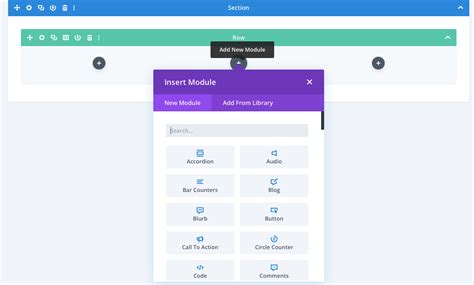 Add Module To A Page Divi Extended Documentation