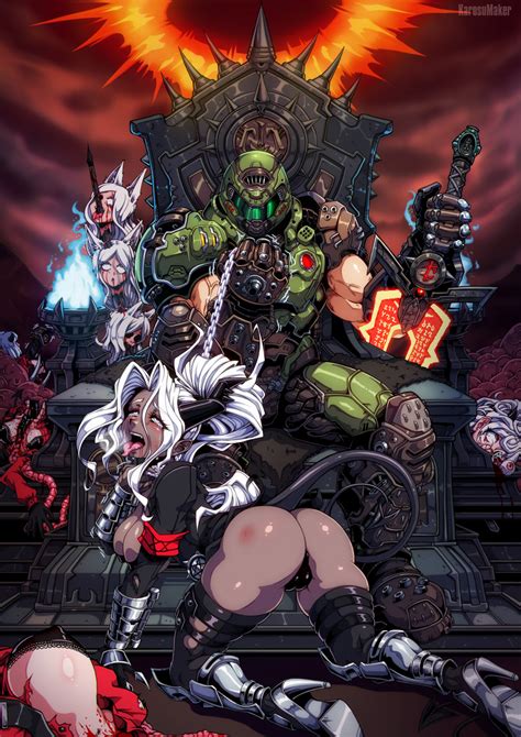 Karosu Maker Cerberus Helltaker Doomguy Judgement Helltaker
