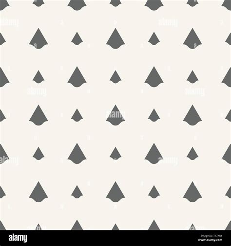Seamless Pattern With Arrows Motif Minimalist Abstract Background Simple Modern Print With