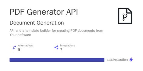 PDF Generator API Integrations Alternatives And More In