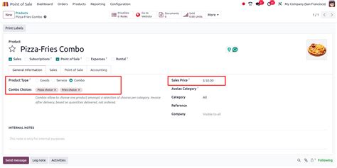 How To Configure Combo Products In Odoo 18 Pos