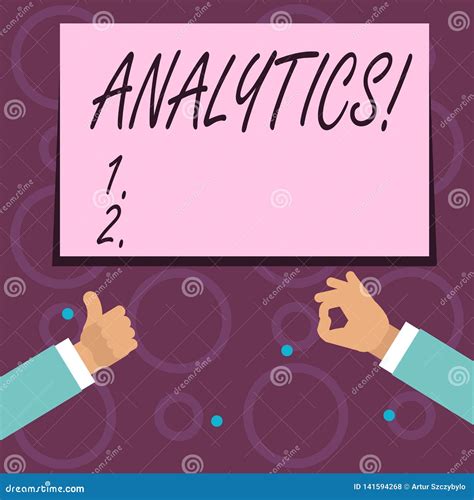 Conceptual Hand Writing Showing Analytics Business Photo Text Data Analysis Financial