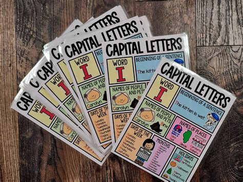 Mini Anchor Charts Capital Letters