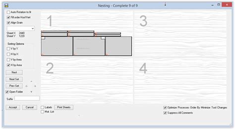 Nesting Improvement And Optimizations Ongaa Cam For Wood Cncs