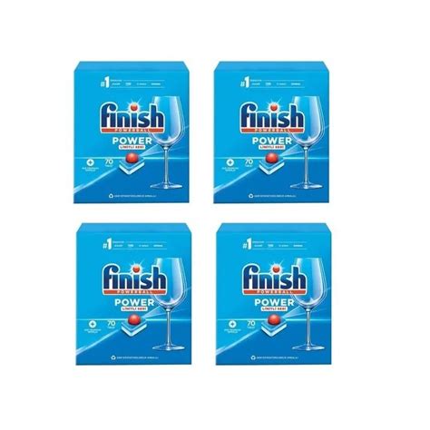 Finish Hepsi Bir Arada 70 Tablet Deterjan x 4 Adet - Marketpaketi