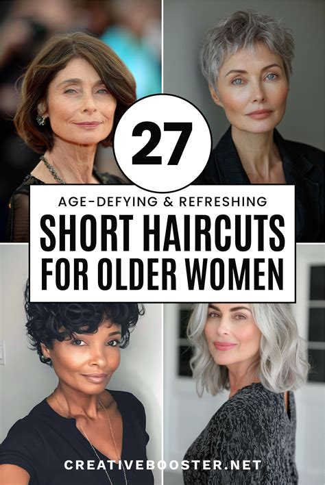 100 Classic Short Haircuts For Older Women Short Hair Older Women